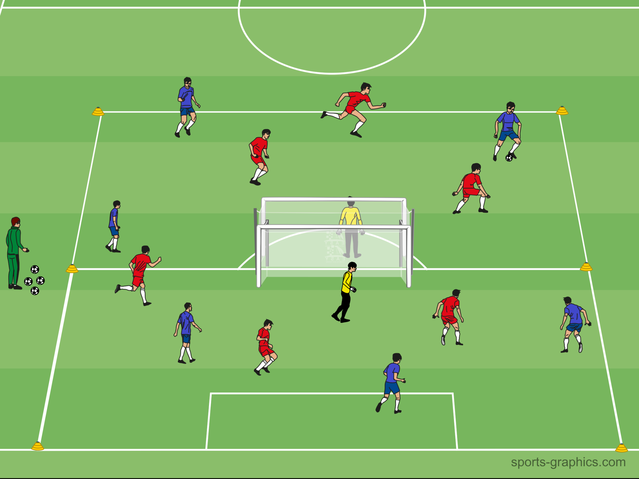 Spielformen Fußball: 7 intensive Spielformen für das Fußballtraining ...